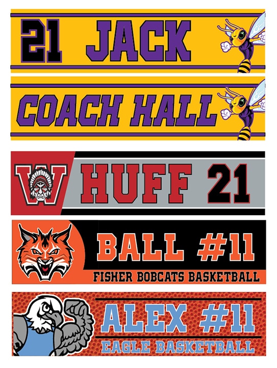 Locker Name Plates Personalized Locker Name Plates KBA